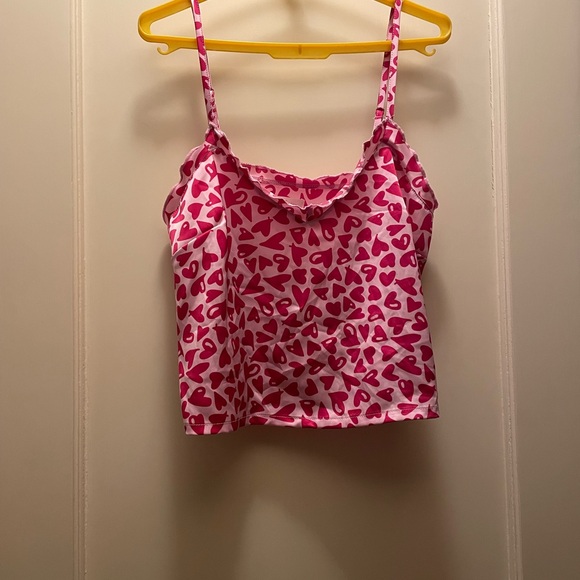 Colsie | Tops | Colsie Pink Heart Camisole | Poshmark